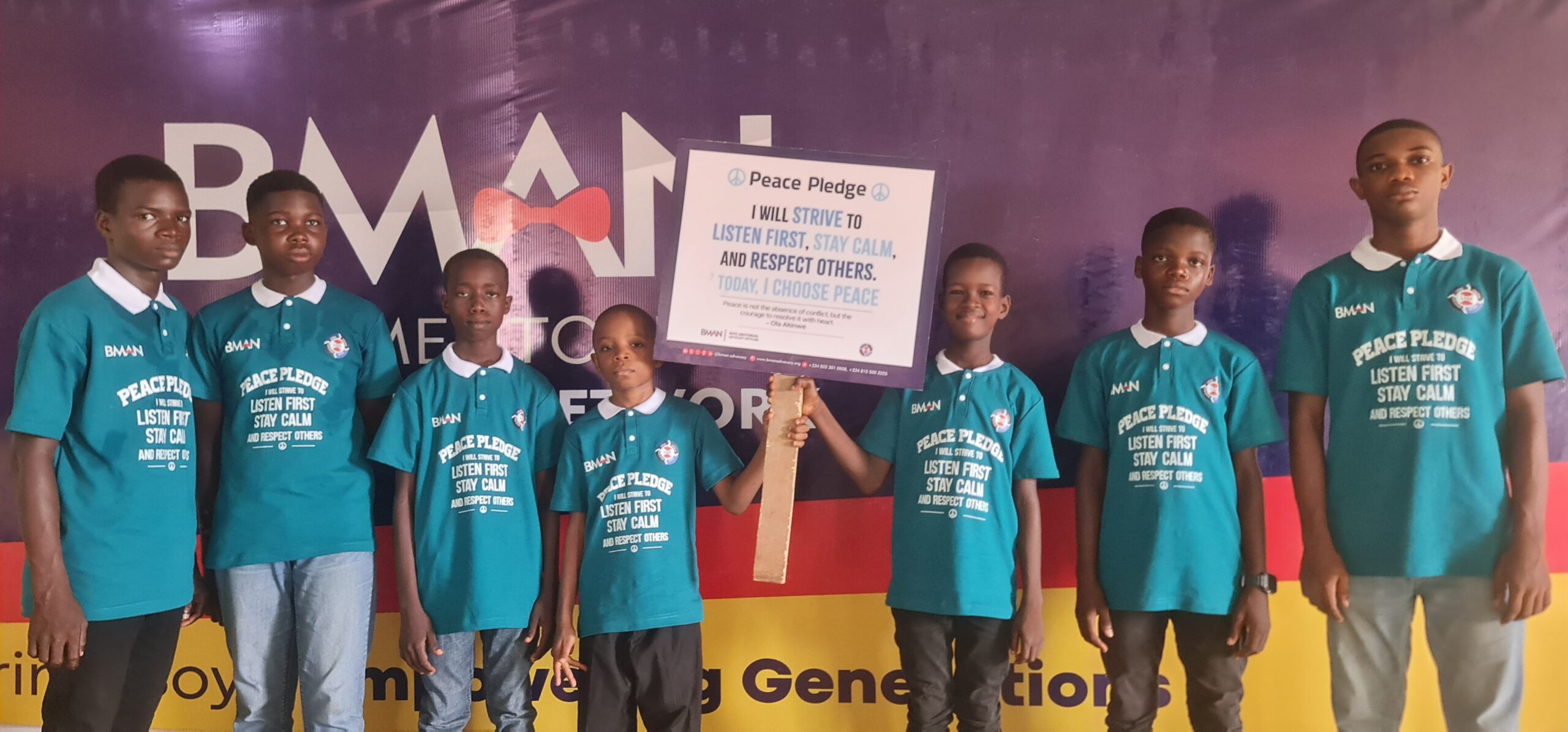 Boys Mentoring Advocacy Network Launches Groundbreaking Peace Pledge ...